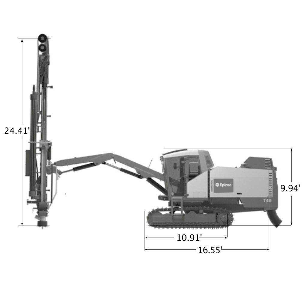 Epiroc SmartROC T40 Drill Rig | Walter S. Pratt & Sons, Inc