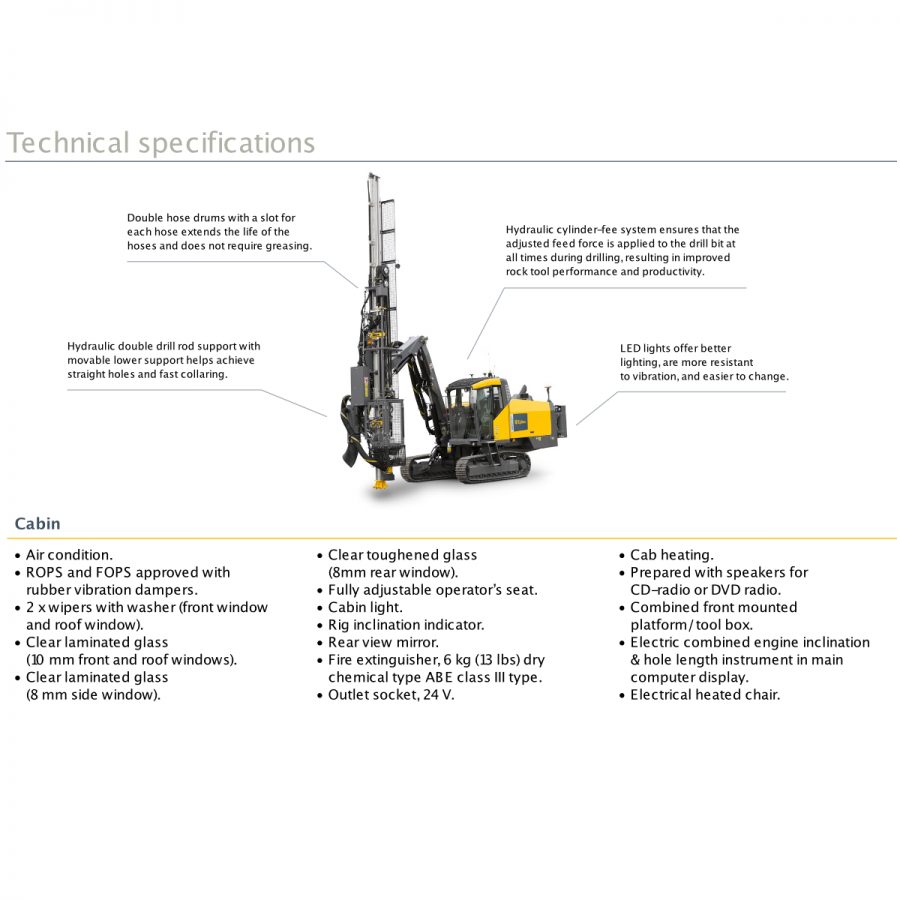 Epiroc SmartROC T40 Drill Rig | Walter S. Pratt & Sons, Inc