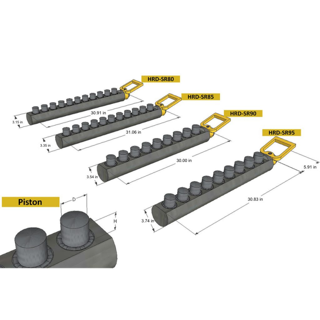 HRD-80 Hydraulic Rock Splitters | Walter S. Pratt & Sons, Inc