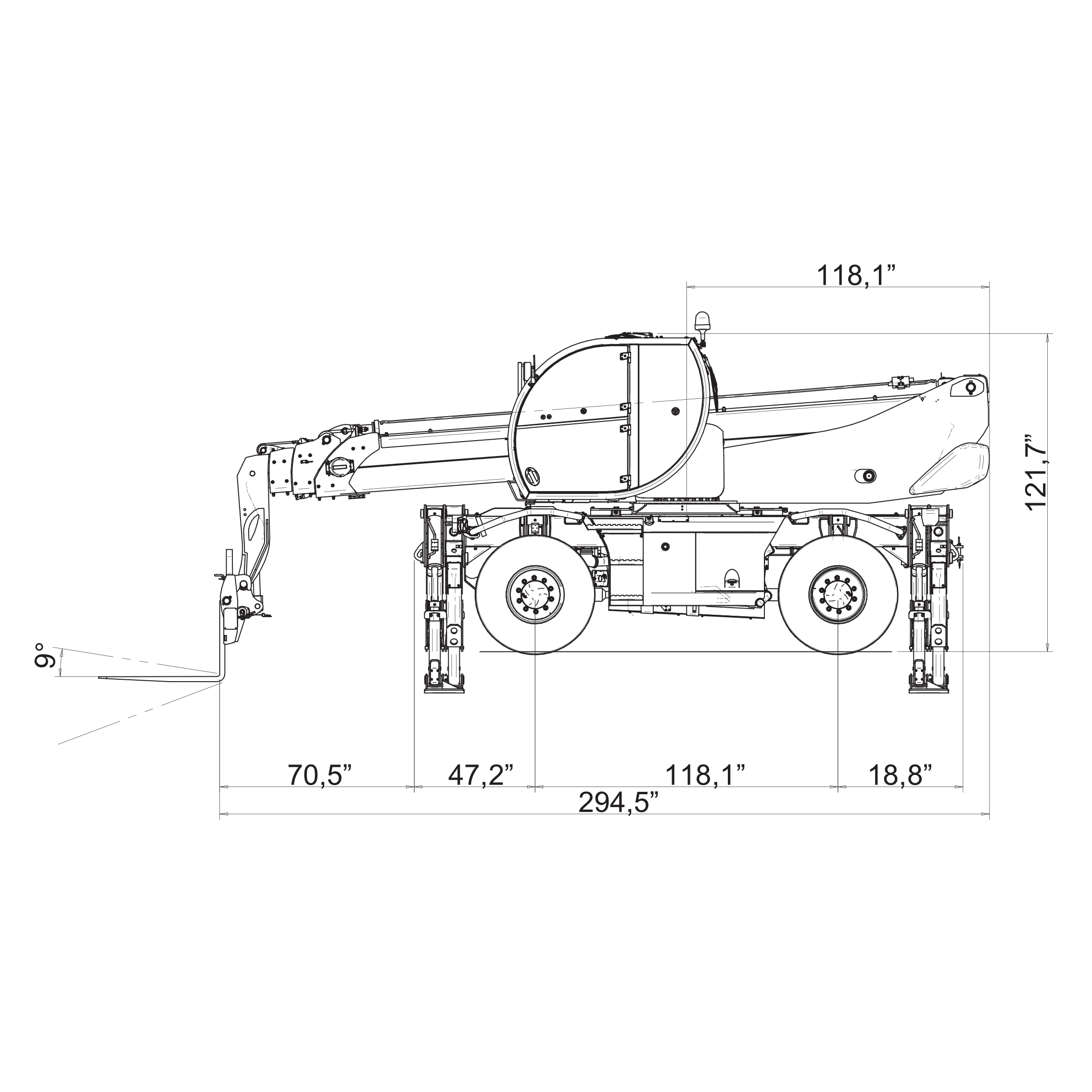 Magni RTH 5.25 Rotating Telehandler | Walter S. Pratt & Sons, Inc