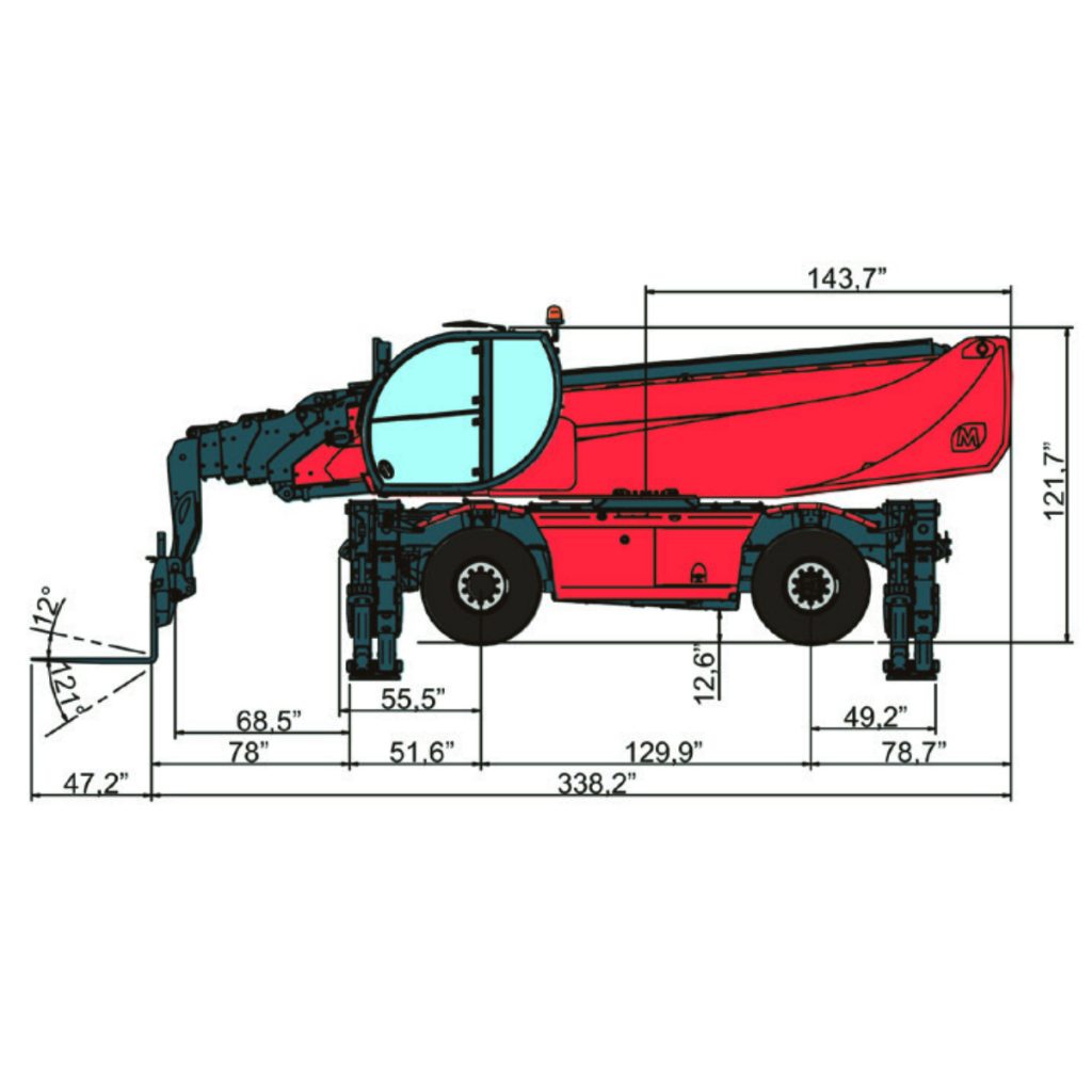 Magni Rotating Telehandler RTH 6.39 | Walter S. Pratt & Sons, Inc.