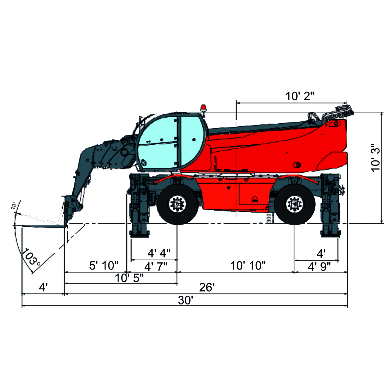 Magni RTH 8.25 Rotating Telehandler - Walter S. Pratt & Sons, Inc